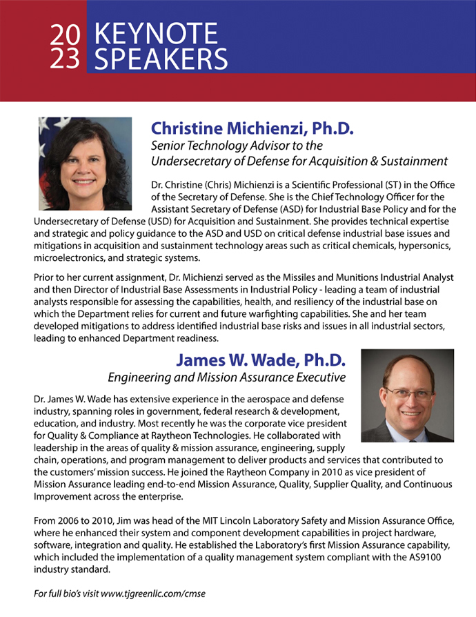 CMSE 2023 Program Book - TJ Green Associates LLC.