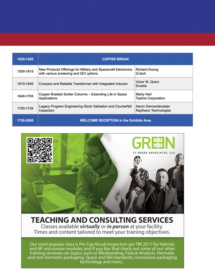 CMSE 2023 Program Book - TJ Green Associates LLC.