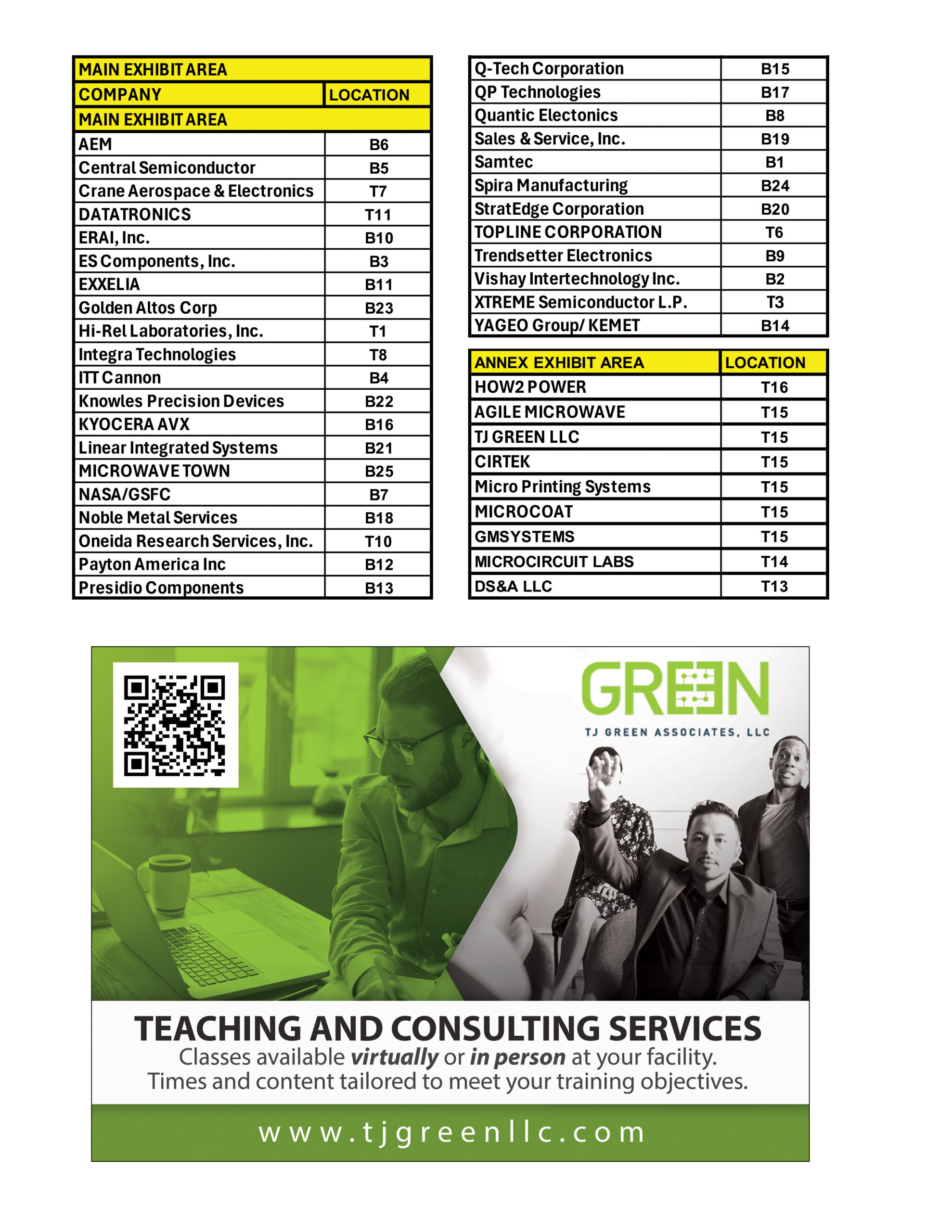 CMSE 2024 Program Book - TJ Green Associates LLC.